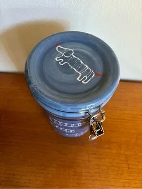 Dog | Wiener Dog Treat Canister Weiner Dog Doxie Daschund Treat Jar ...